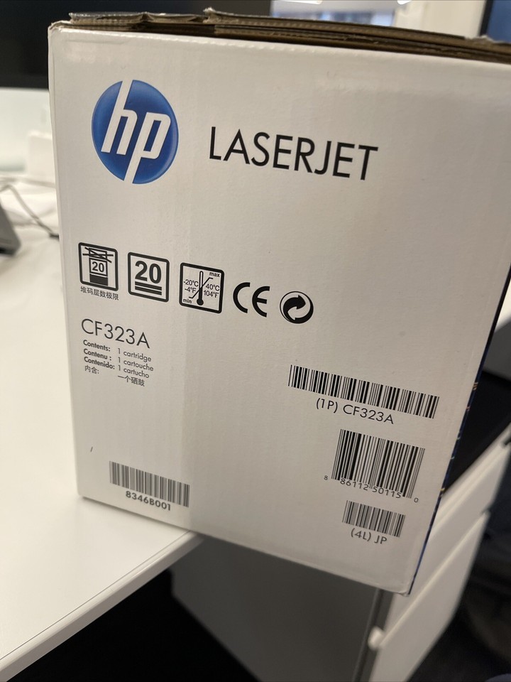 HP 653A (CF323A) Magenta Toner Cartridge 886112501150| eBay