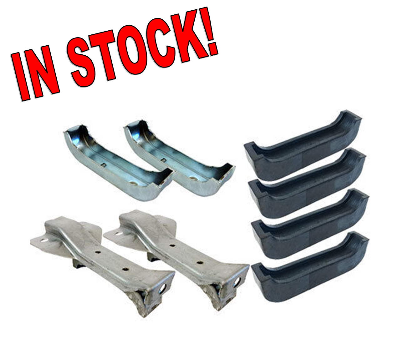 1967-1972 Chevy GMC C10 Truck 4 core Heavy Duty Radiator Bracket Kit ...