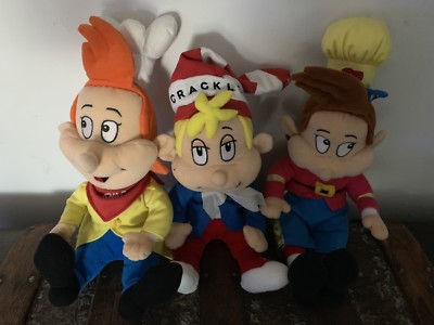 Snap Crackle & Pop - 3 Stuffed 12” Doll Set Animal | eBay