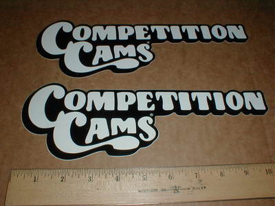 Comp Competition Cams drag Racing Hot Rod decal sticker 10.5" PAIR NEW ...
