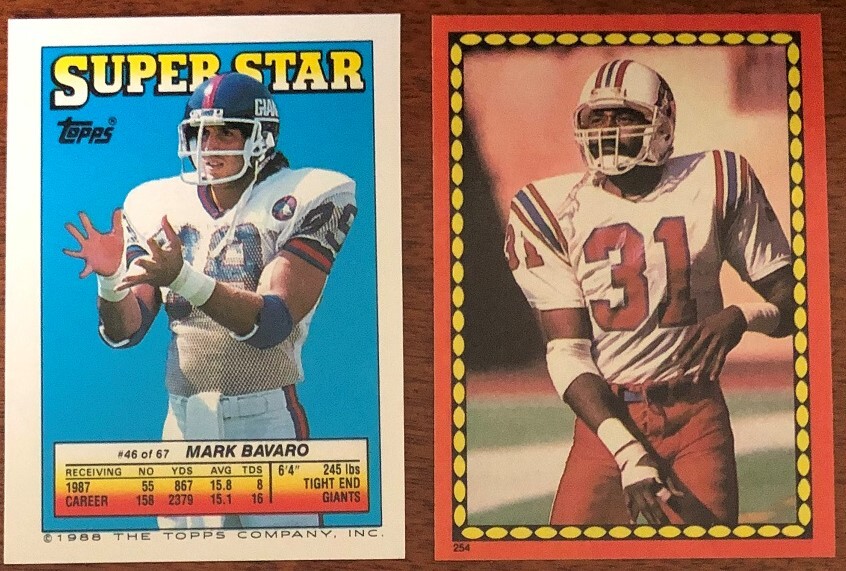 1988 Topps Super Star 1 - 67 Stickers Football Cards - You Pick | eBay