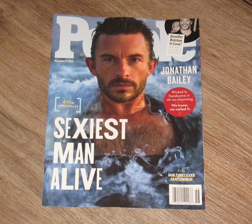 People 2025 magazine Jonathan Bailey ROLE MODEL Nathan Fillion AARON PIERRE | eBay