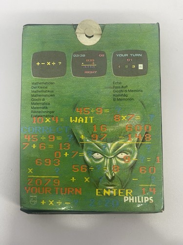 Philips Videopac 7 - Mathematician (1978) - Cartridge + Manual + Box ...