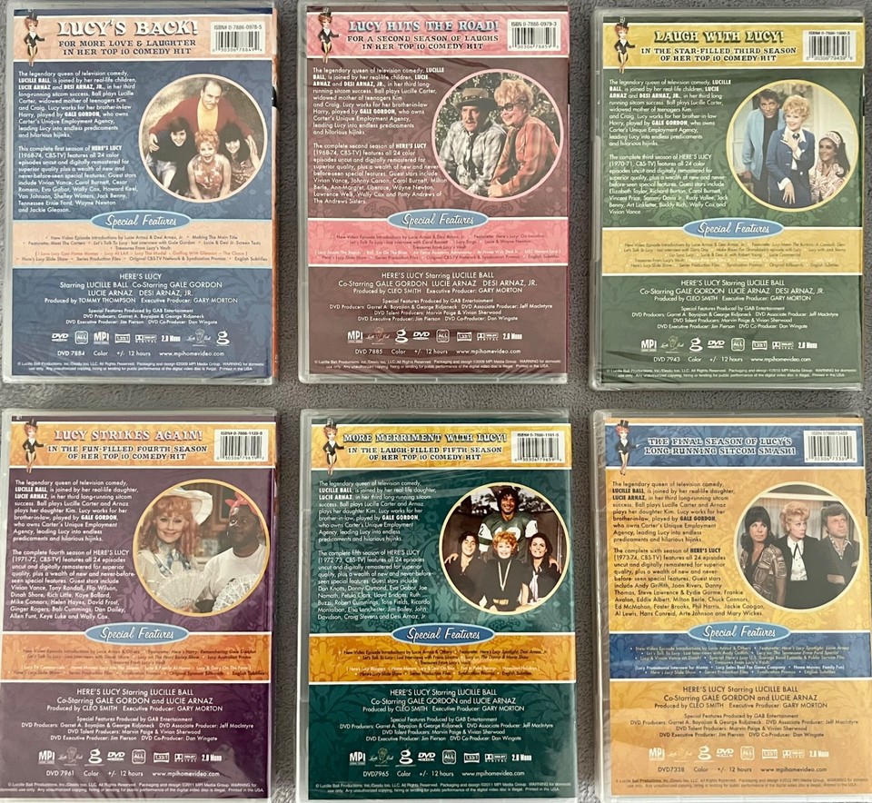 Here’s Lucy – Complete Series (Seasons 1–6) – NEW Factory Sealed – OOP – 144 Ep | eBay