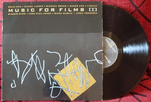 MUSIC FOR FILMS III 1988 GERMANY LP BRIAN ROGER ENO Daniel Lanois ...