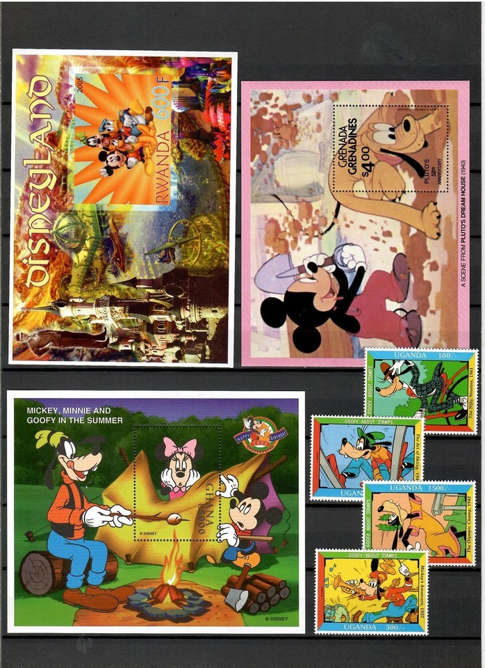 Walt Disney cartoons composition [1] 50 diff. sets & s/s MNH #CNA337 | eBay