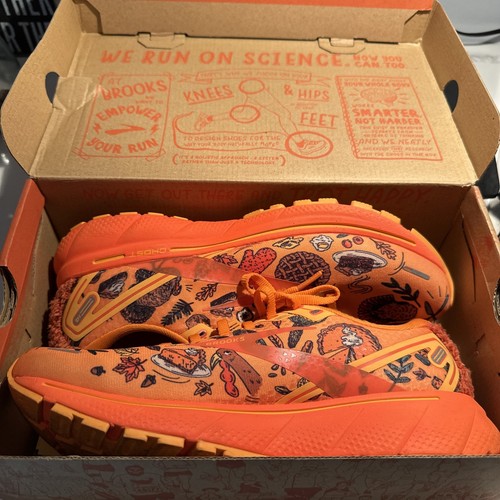 Brooks Ghost 14 Thanksgiving Turkey Trot Orange Running Shoes Women’s ...
