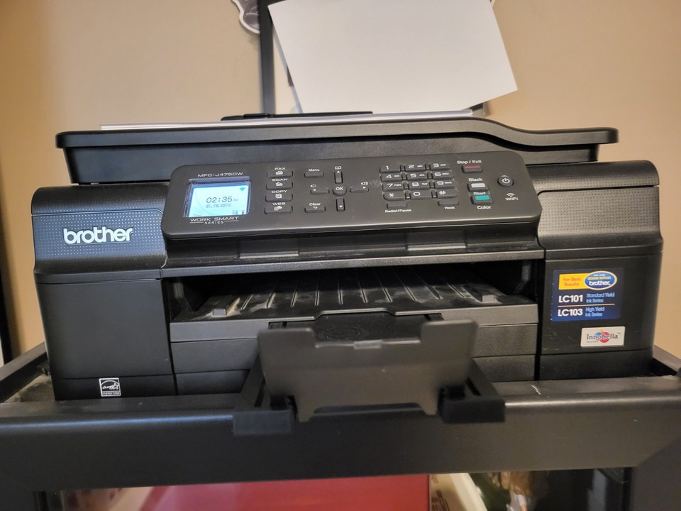 lightly used Brother MFC-J475DW Work Smart Series All-In-One Printer ...