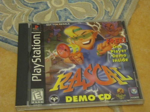 Rascal DEMO CD playstation 1 PS1 one player demo everyone not for ...