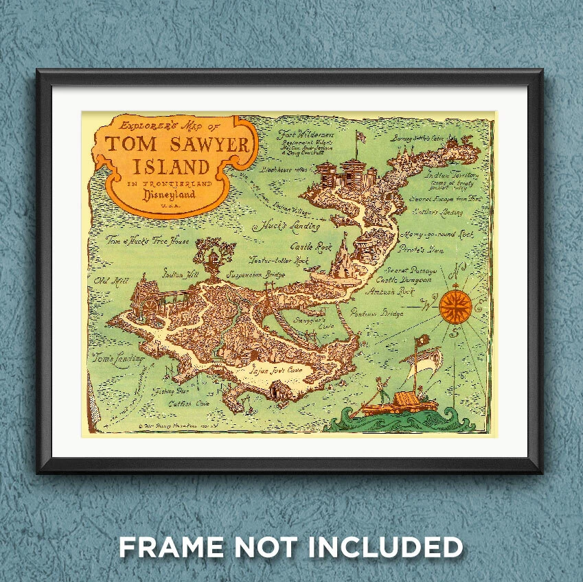 Huckleberry Finn Map