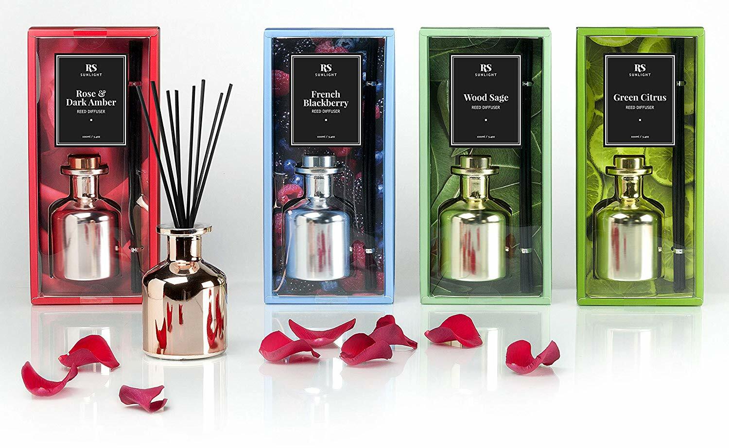 RS Sunlight Reed Diffuser Oil and Scented Sticks Set - Aromatherapy ...