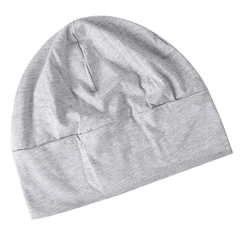 3x Men Women Cotton Nap Sleep Cap Soft Stretch Hat Blindfold Beanie ...