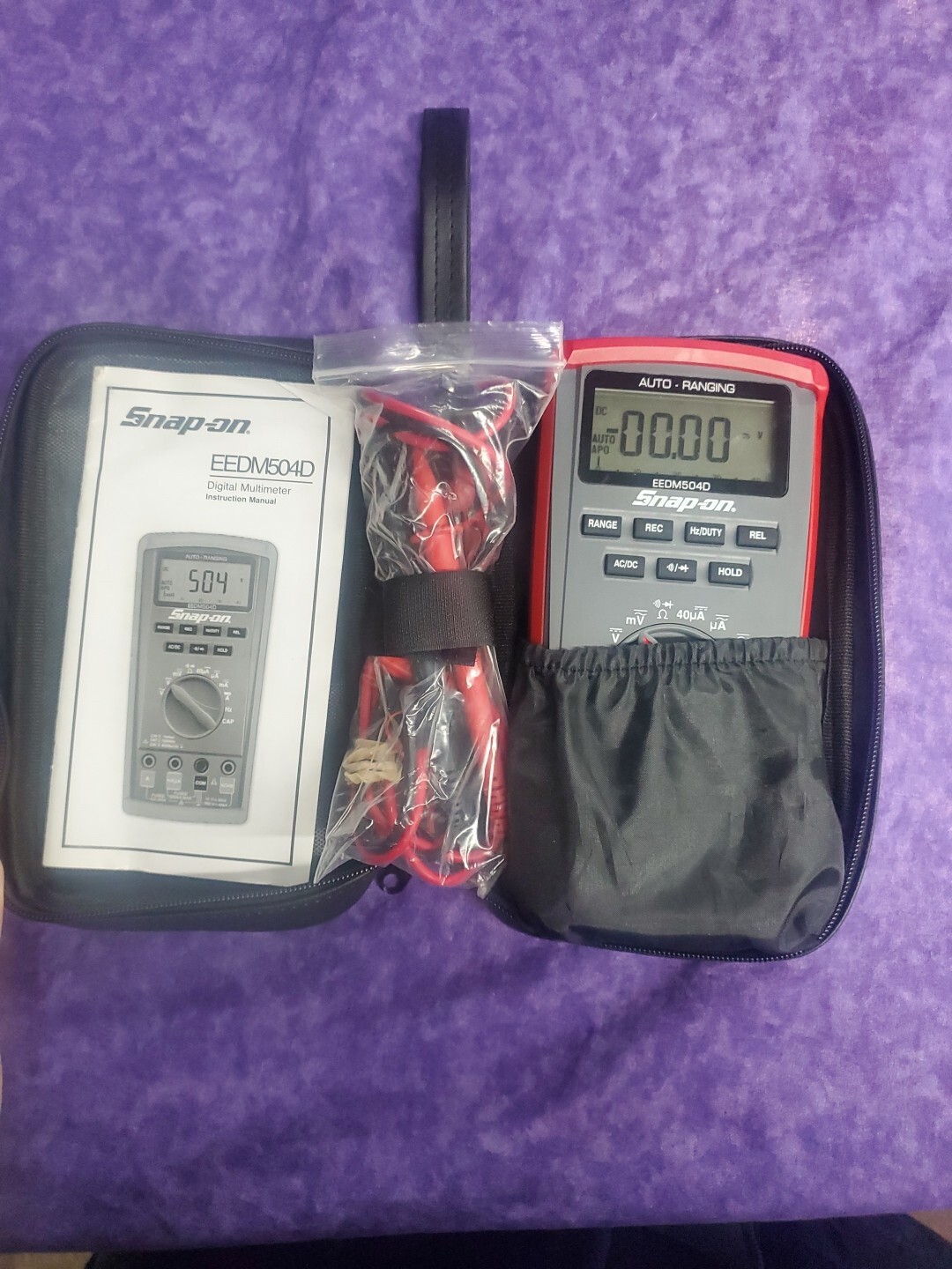 Snap-on EEDM504D Auto Ranging Digital Multimeter for sale online | eBay