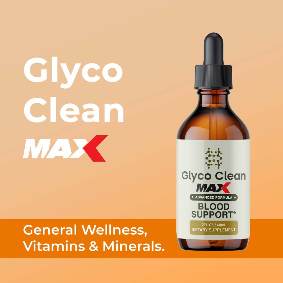 (2 Pack) Glyco Clean Drops Max, Glyco Clean Advanced Formula Glycogen ...