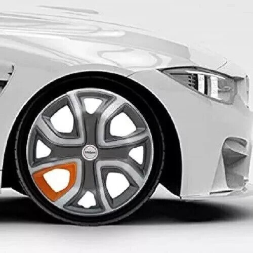Altroz Grey Silver Orange Wheel Cover 14", for TATA (Set of 4Pc) Twin ...