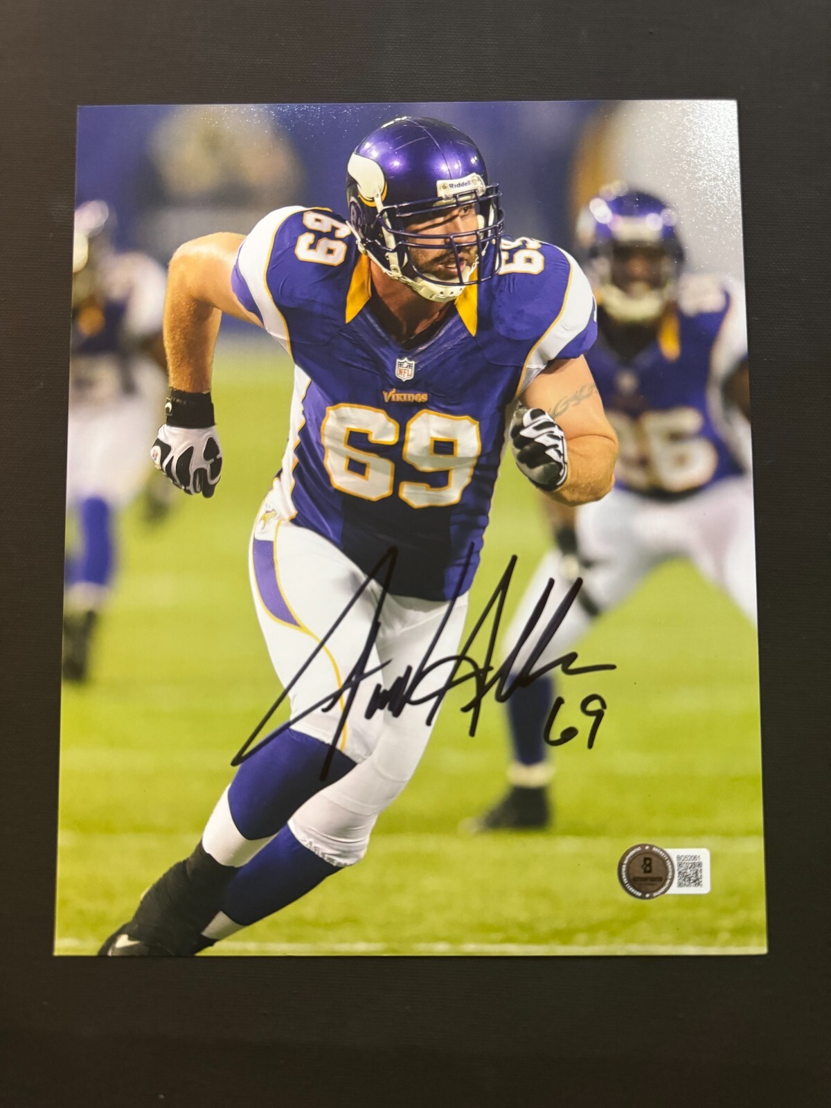 Jared Alllen Hot! autographed signed Vikings Chiefs 8x10 photo Beckett ...