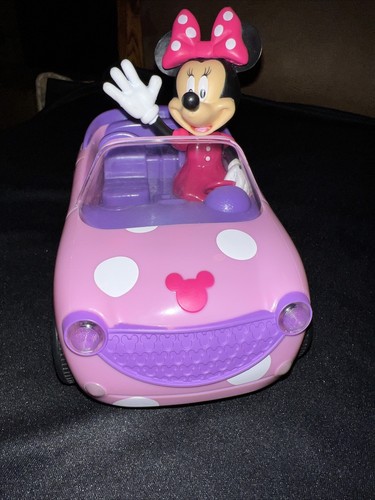 Jada Toys Disney Minnie Mouse Pink Roadster RC Car Remote Control WORKS ...