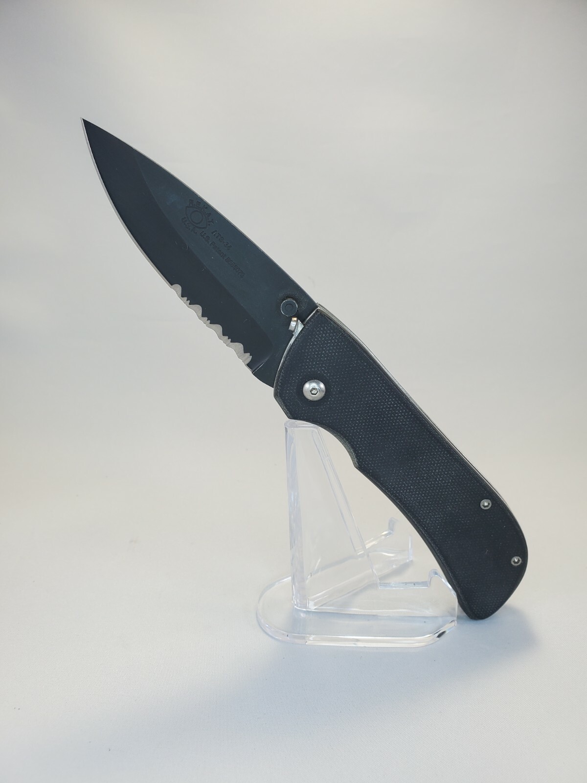 Round Eye Knife and Tool REKAT USA - Pioneer Drop Point ATS-34 T-Coat ...