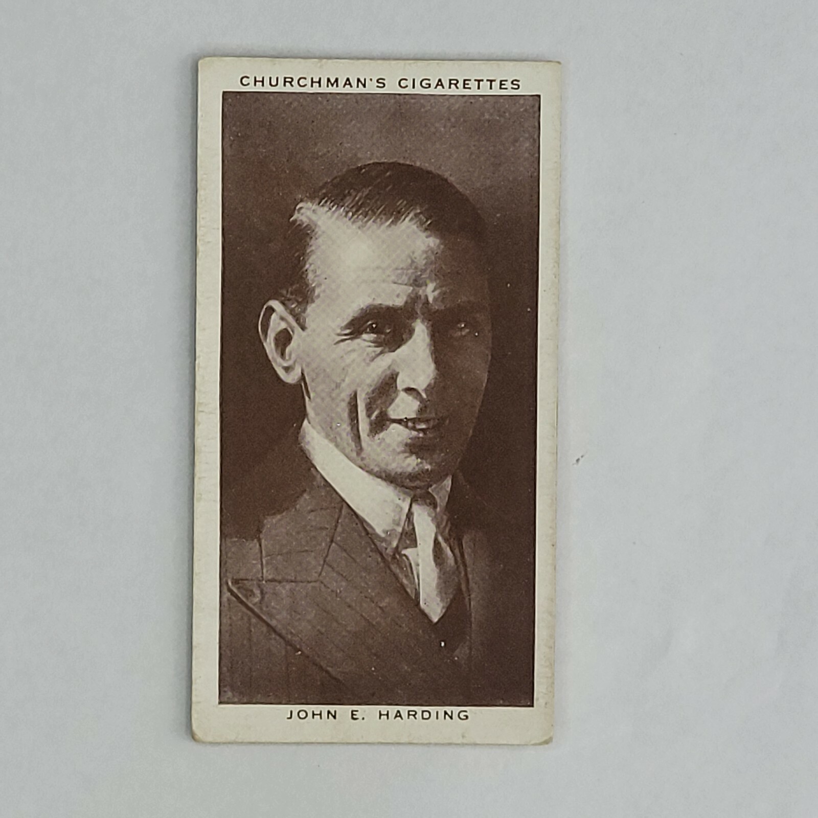 1938 Churchman's Cigarettes Boxing Personalities #50 John E. Harding (D ...