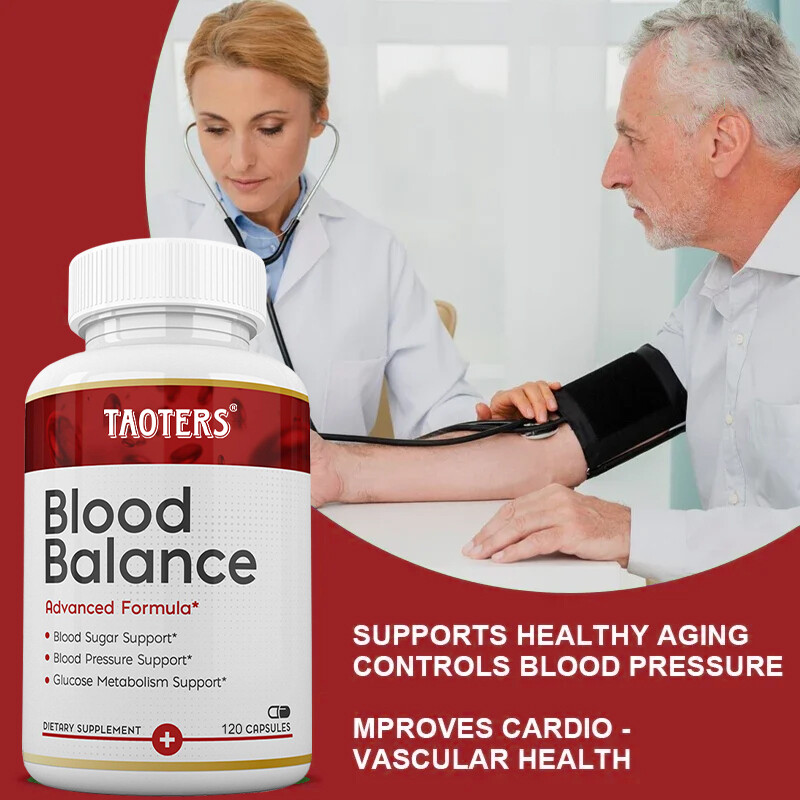 Blood Balance Supplement -30/60/120Capsules-Blood Sugar Support & Blood ...