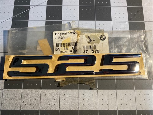 CHROME 525i REPLACEMENT FOR BMW 525 REAR TRUNK NAMEPLATE EMBLEM BADGE ...