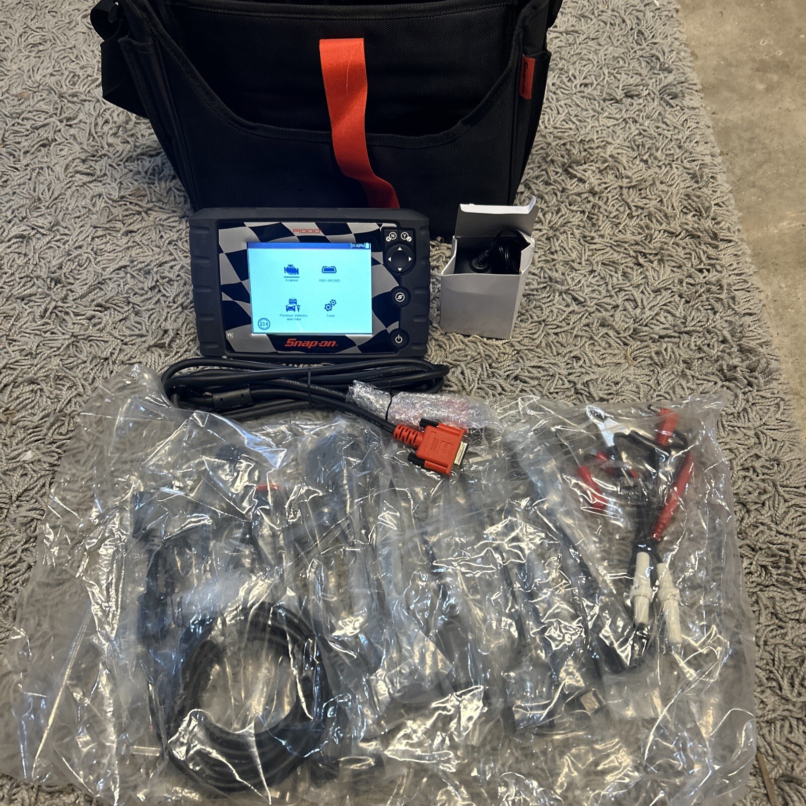 Snap on P1000 Car SUV Motorcycle Full Function Diagnostic Scanner 20.2 ...