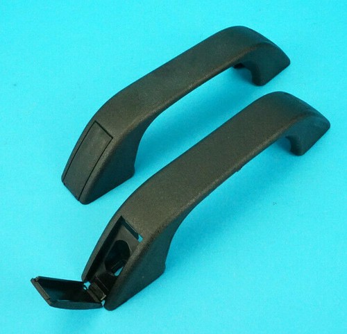 2 x 170mm Grab Pull Door Handles with Hole Covers Trailer Caravan ...