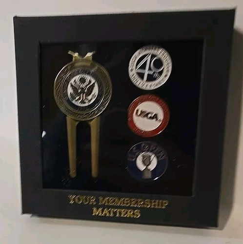 USGA DIVOT REPAIR KIT WITH BALL MARKERS | eBay