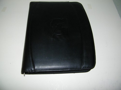 LEED'S Black Leather Zipper Portfolio Padfolio Gatorade Lightning Bolt ...