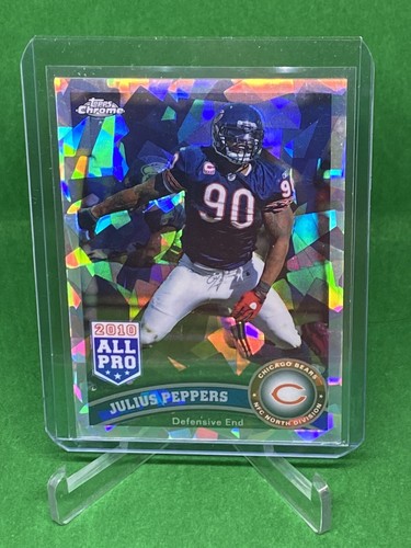 Julius Peppers 2011 Topps Chrome #153 Crystal Atomic Refractor /139 HOF ...