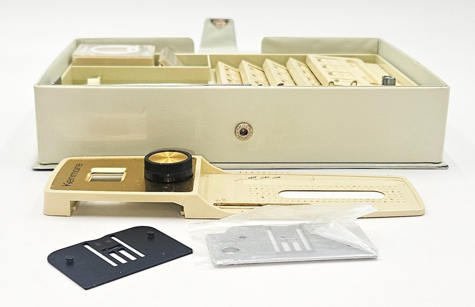 Kenmore Sewing Machine Accessories Buttonholer Monogrammer Sets | eBay