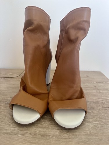 BEAUTIISOLES Hedy Sandal - Tan Leather Mix Size 9.5 | eBay