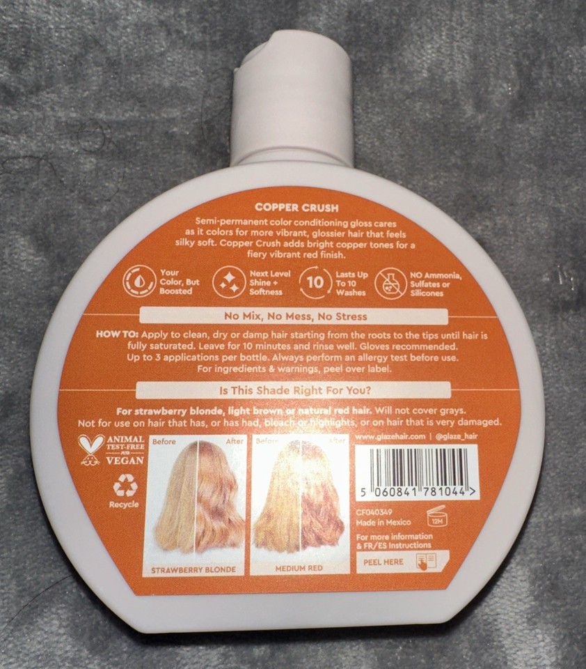 Glaze Supergloss Color Conditioning Gloss – Hydrating Semi-Permanent ...