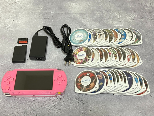 Sony PSP 1000 Console Pink random 3 games very good condition | eBay