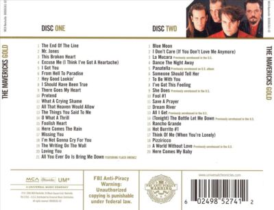 THE MAVERICKS - GOLD NEW CD 602498527412| eBay