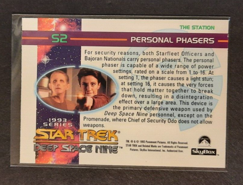 STAR TREK Deep Space Nine Promo Card #S2 Skybox 1993 | eBay