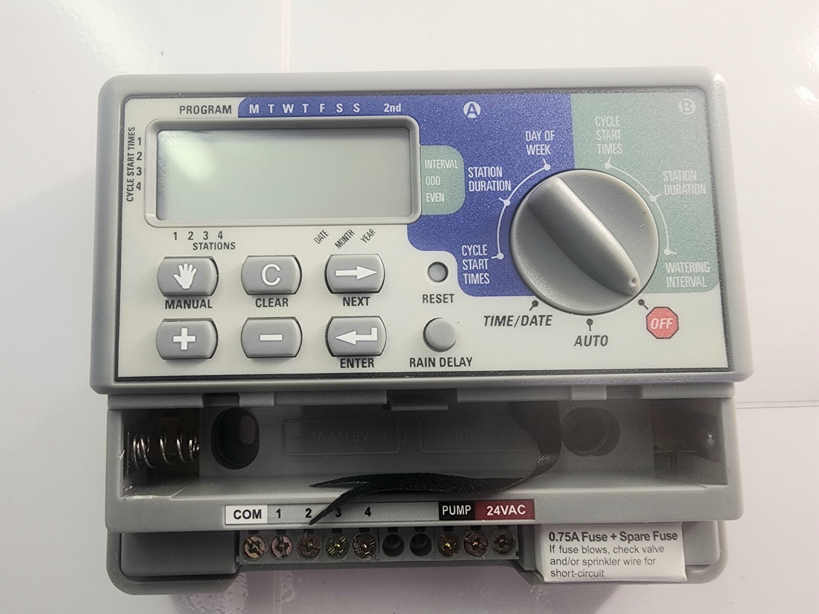 Orbit WaterMaster 6 Station Indoor Sprinkler Timer Model 57196 for sale ...