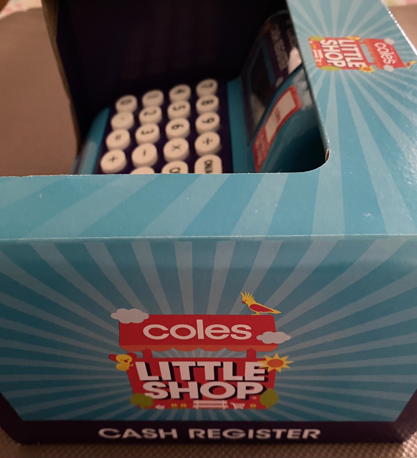 Brand New Unopened COLES Little Shop Cash Register Toy - Limited Edition | eBay