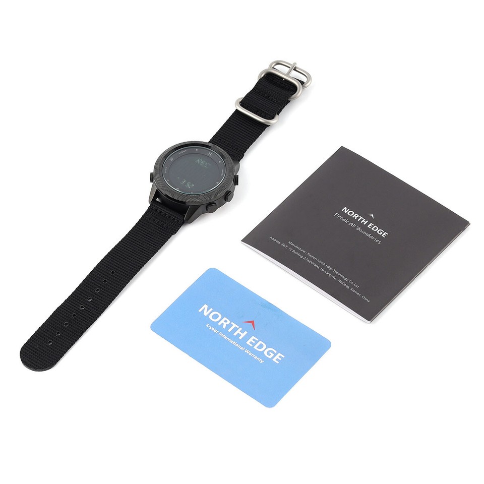 North Edge Apache 3 Smart Men Military Outdoor Sports Barometer Compass Watch | eBay
