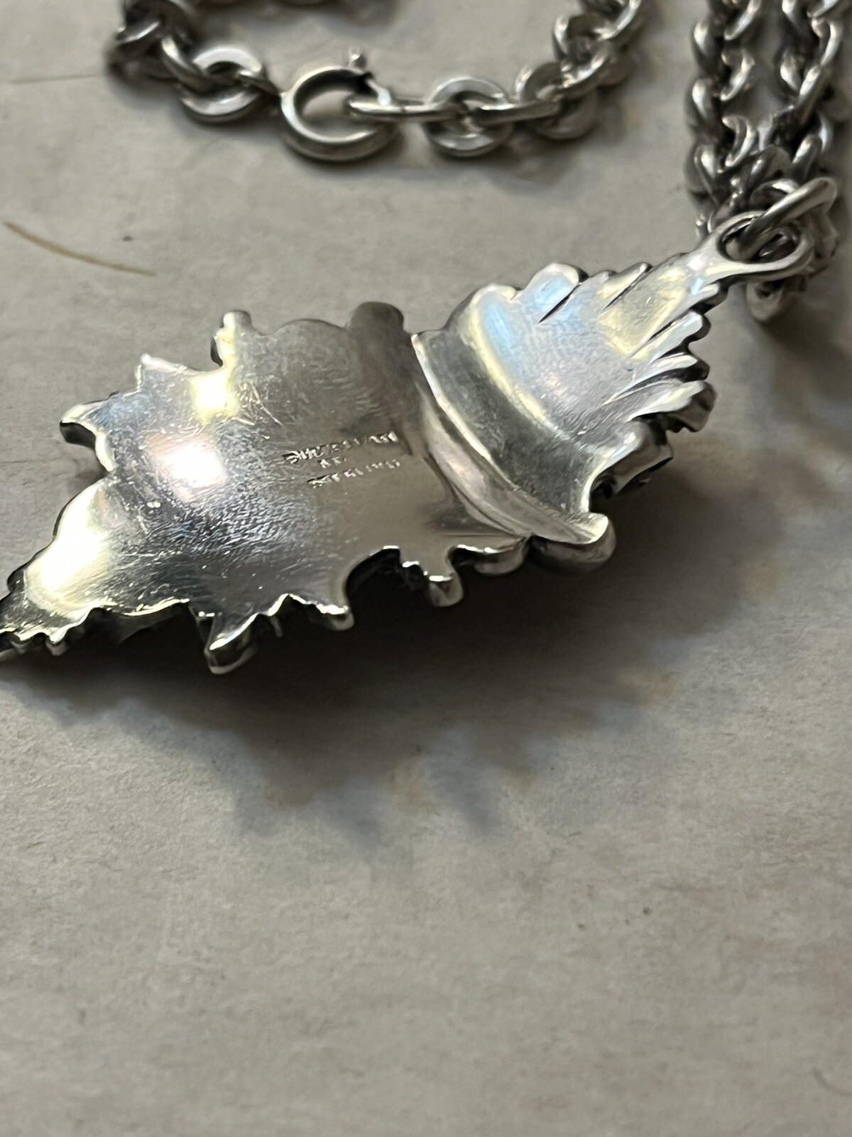 Rare Buccellati Sterling Poseidon Pendant and Chain I… - Gem