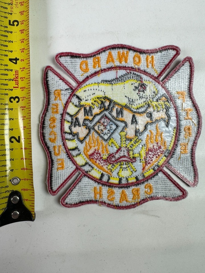 Howard AFB Panama Fire Rescue Crash US Air Force Base Military Patch C7 ...