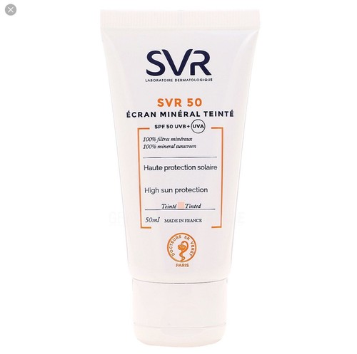 SVR Ecran Svr 50 Tinted Mineral Sunscreen dry to very dry Skin SPF 50 ...