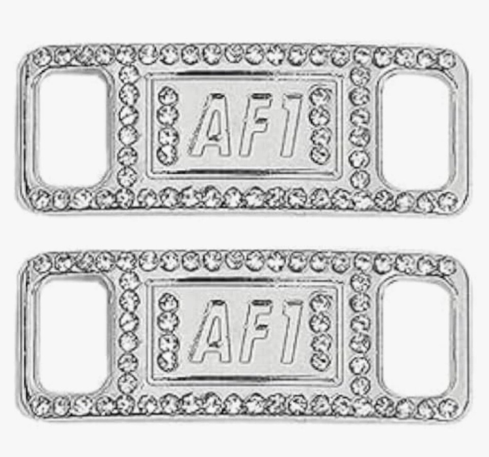 Nike AF1 Replacement Lace Tags Lace Locks Shoe badge Air Force Ones ...