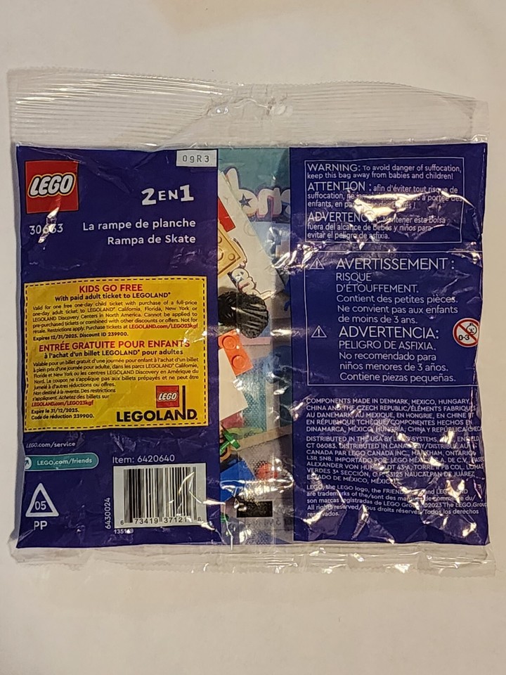 Lego Friends 30633 Skate Ramp Polybag *New Sealed* 46 pieces | eBay