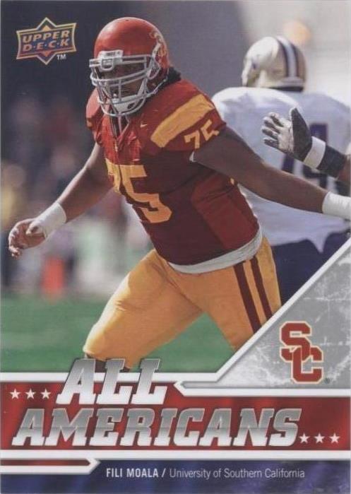 2009 Upper Deck Draft Edition - All Americans Fili Moala #274 (RC) for ...