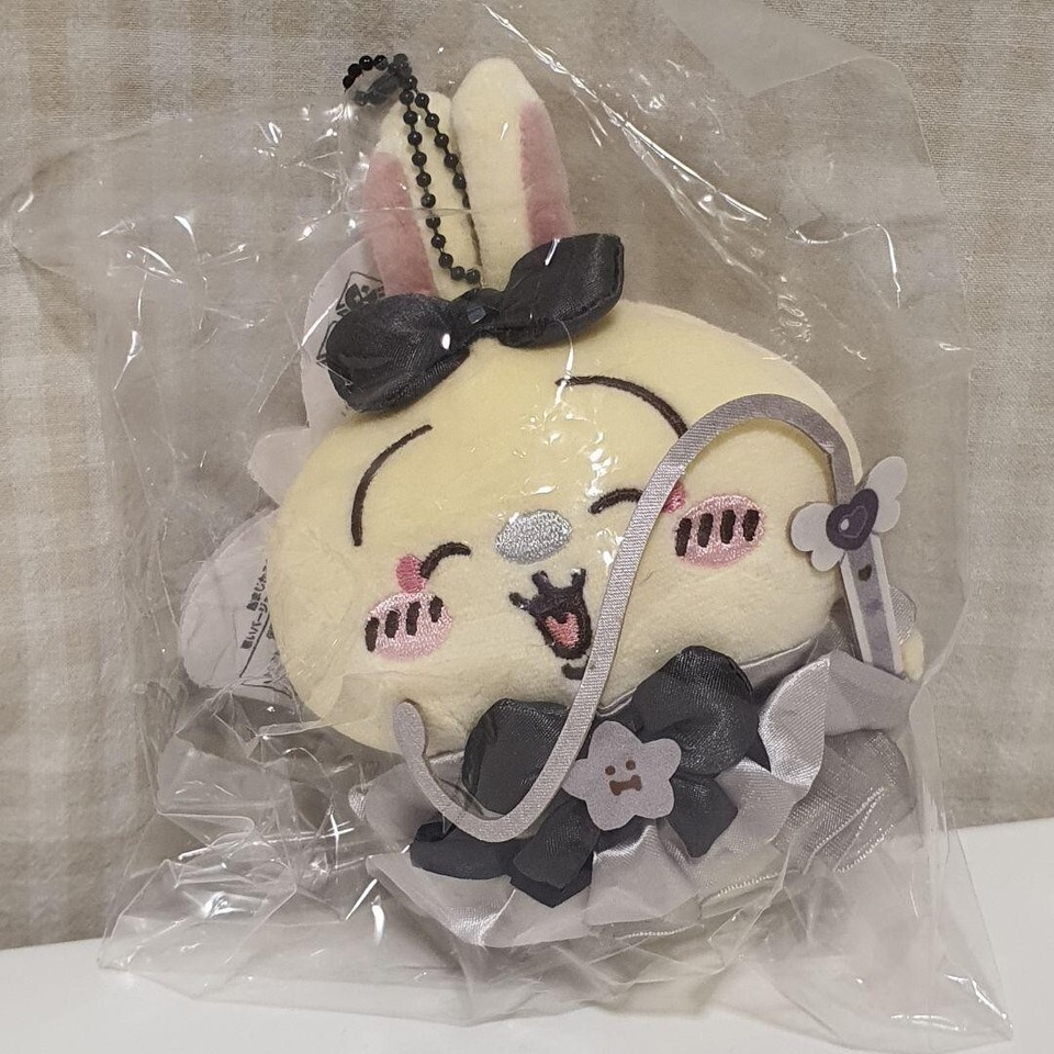 Chiikawa Super Magical Chikawa Bad version Mascot Plush Keychain Rabbit ...