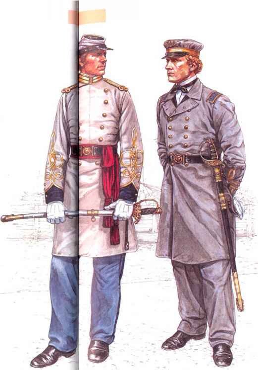 US American Civil War Confederate CSN Navy Admiral Command Officer ...