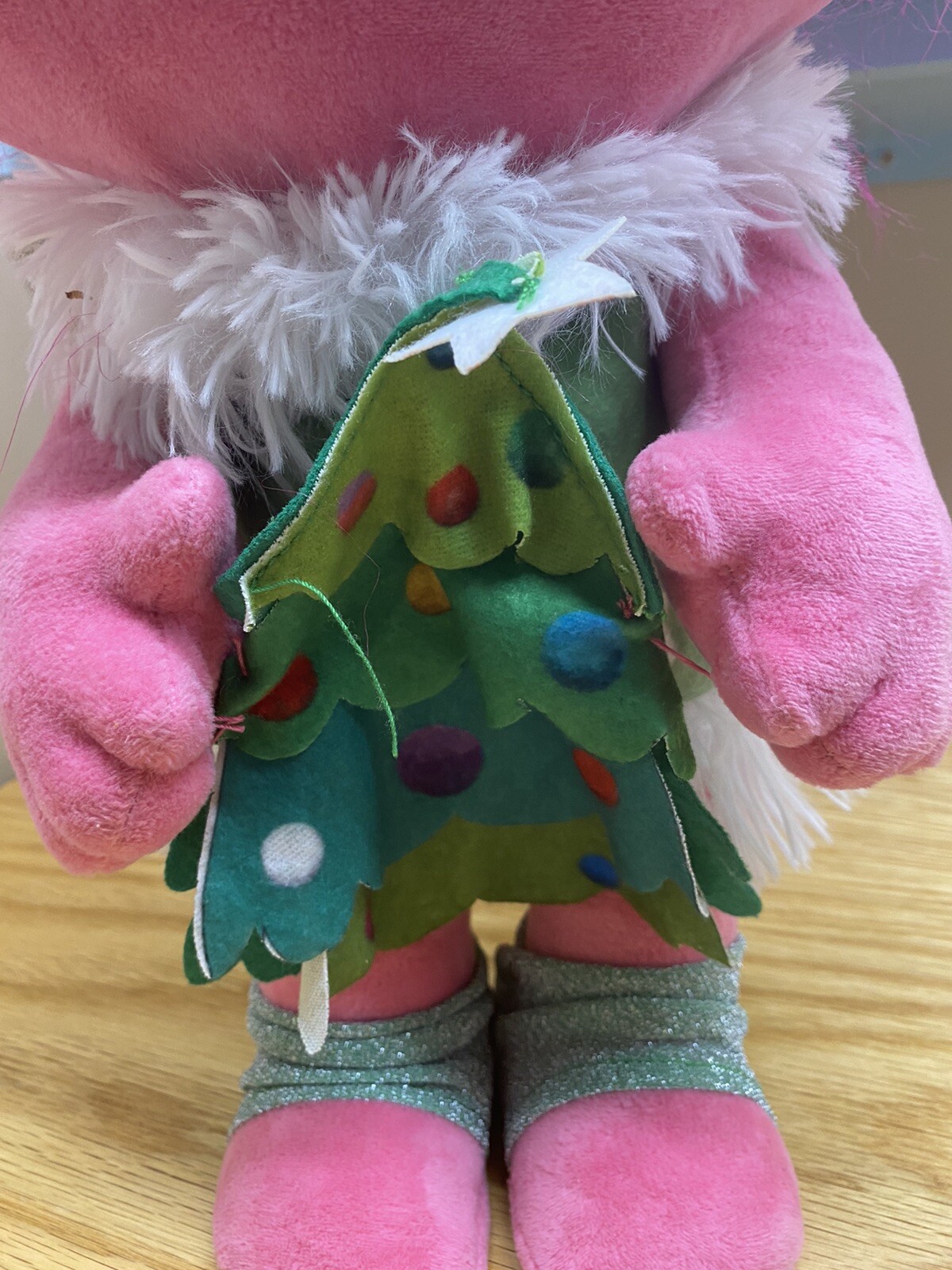 Dreamworks Trolls Poppy 25" Standing Troll Plush Pink Christmas Door ...