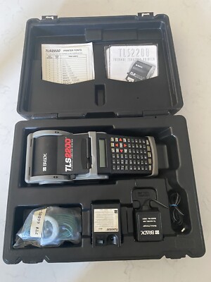 Brady TLS2200 Portable Label Printer System with Supplies and Extras ...