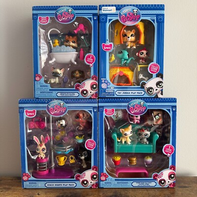 Littlest Pet Shop LPS Diner Dash Grooming Spa Tiki Disco YOU CHOOSE ...
